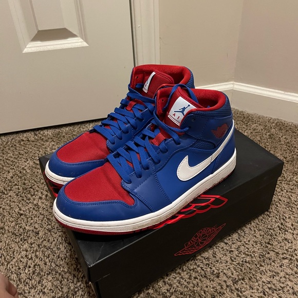 Jordan | Shoes | Blue White Red Air Jordan S | Poshmark